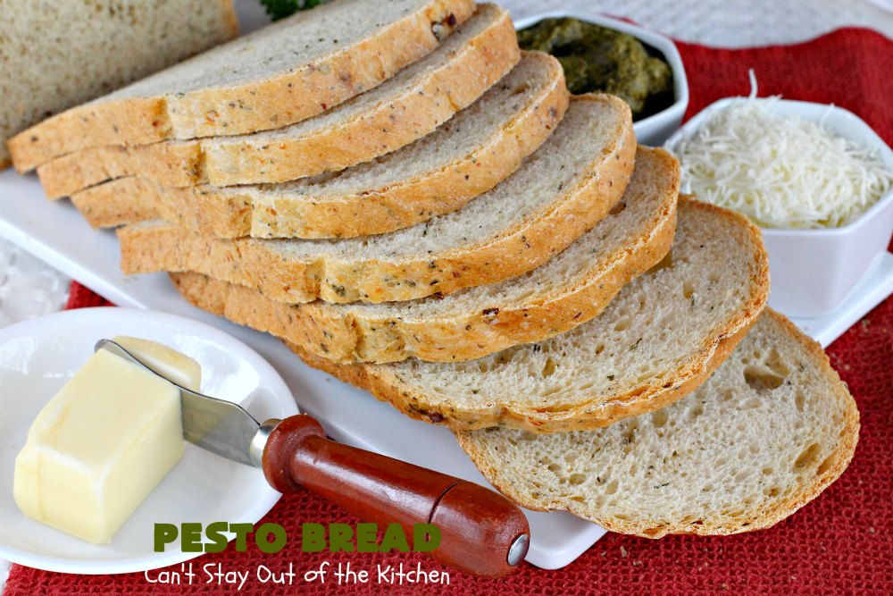 Pesto Bread – Can't Stay Out of the Kitchen