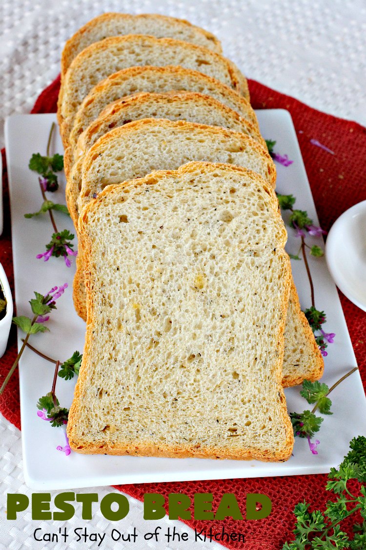 Pesto Bread – Can't Stay Out of the Kitchen