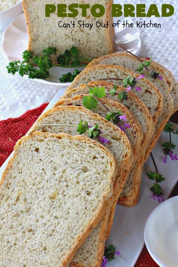 Pesto Bread – Can't Stay Out of the Kitchen