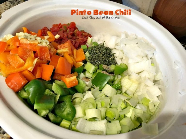Pinto Bean Chili – Can't Stay Out of the Kitchen