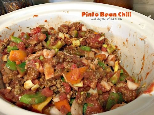 Pinto Bean Chili – Can't Stay Out of the Kitchen