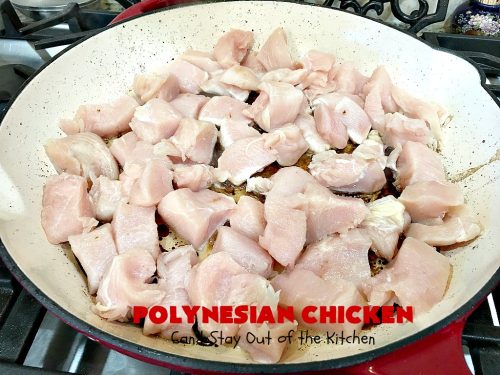 Polynesian Chicken – Can't Stay Out of the Kitchen