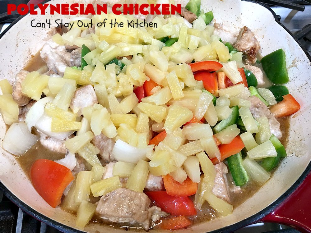 Polynesian Chicken – Can't Stay Out of the Kitchen