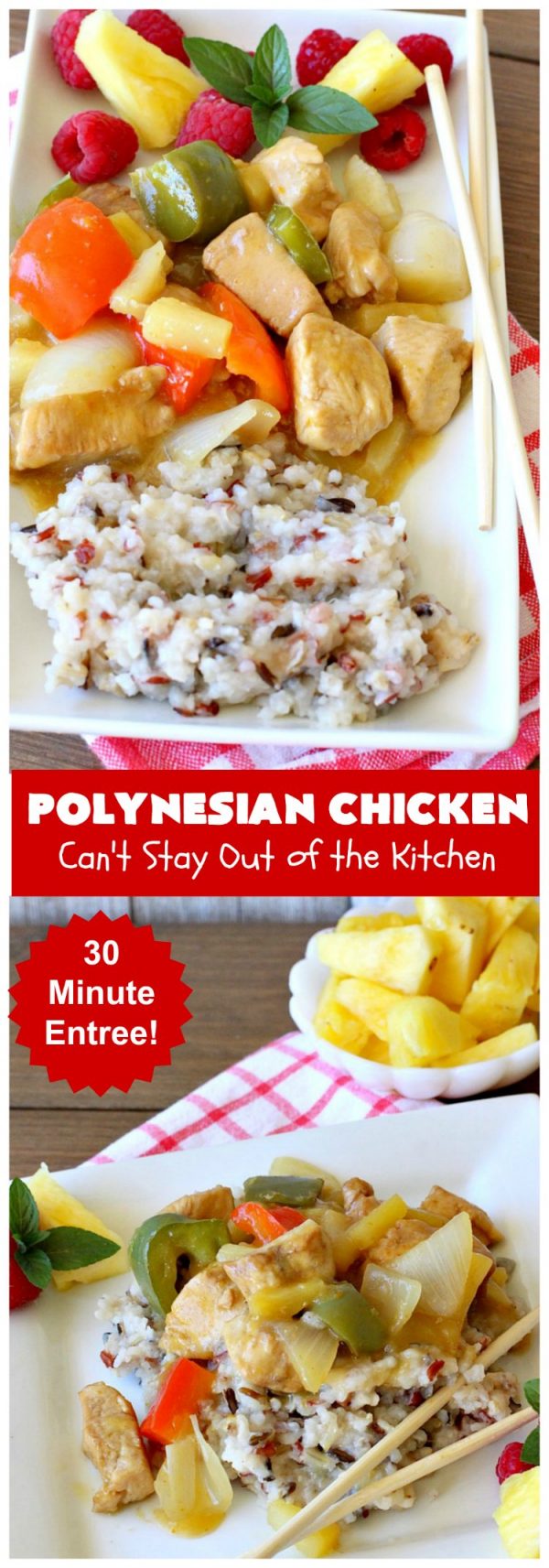 Polynesian Chicken – Can't Stay Out of the Kitchen
