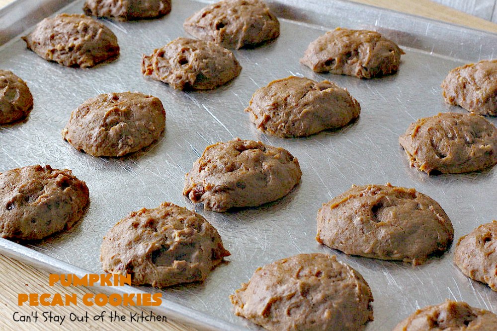 Pumpkin Pecan Cookies – Can't Stay Out of the Kitchen
