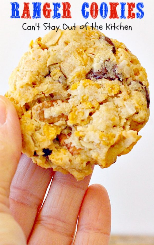 Ranger Cookies – Can't Stay Out of the Kitchen