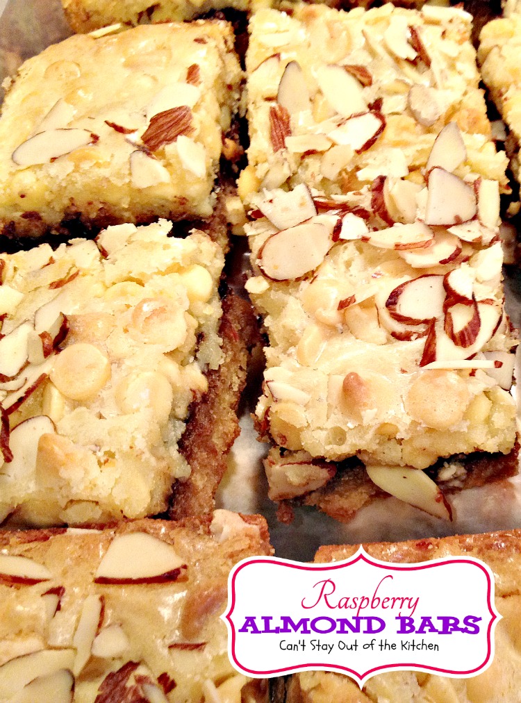 Raspberry Almond Bars – IMG_1635 – Can't Stay Out of the Kitchen
