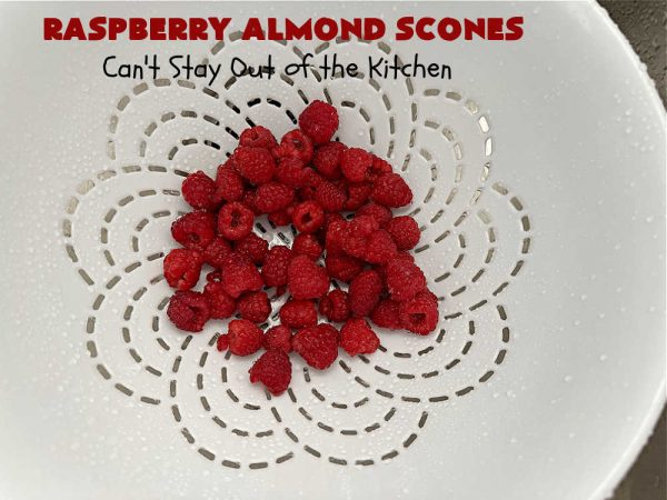 Raspberry Almond Scones – Can't Stay Out of the Kitchen