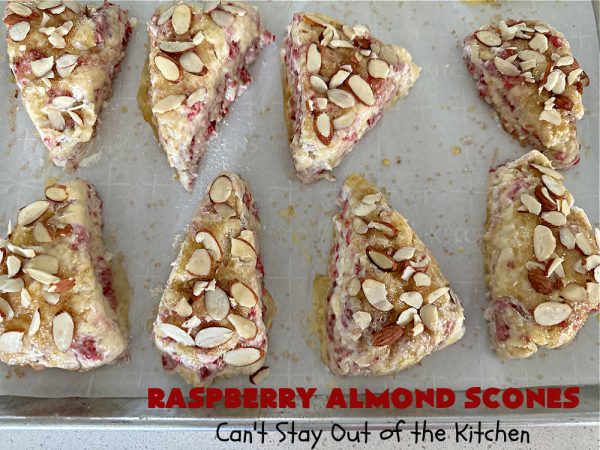 Raspberry Almond Scones – Can't Stay Out of the Kitchen