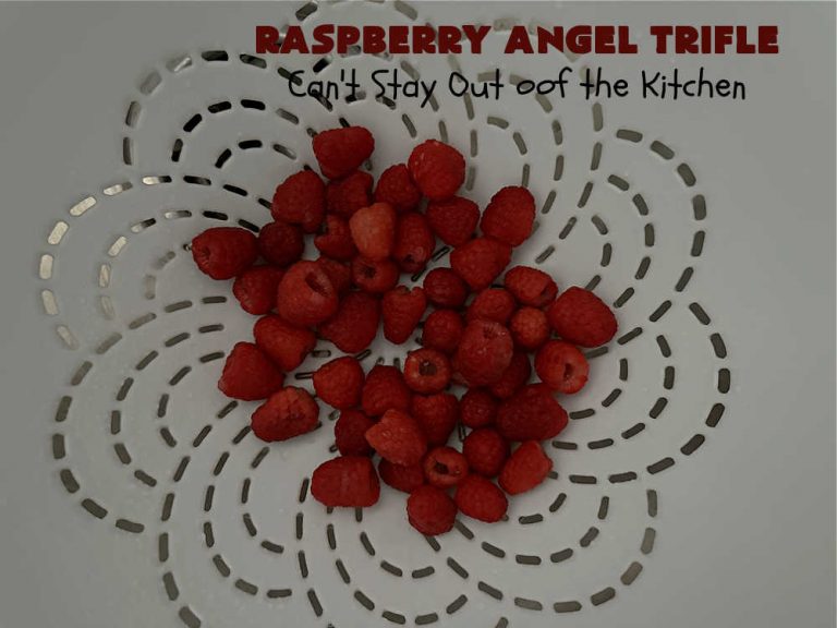 Raspberry Angel Trifle – Can't Stay Out of the Kitchen
