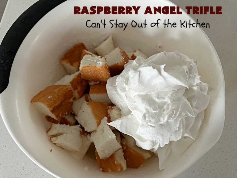 Raspberry Angel Trifle – Can't Stay Out of the Kitchen