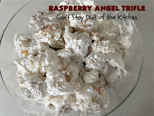Raspberry Angel Trifle – Can't Stay Out of the Kitchen