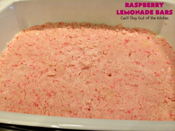 Raspberry Lemonade Bars – Can't Stay Out of the Kitchen