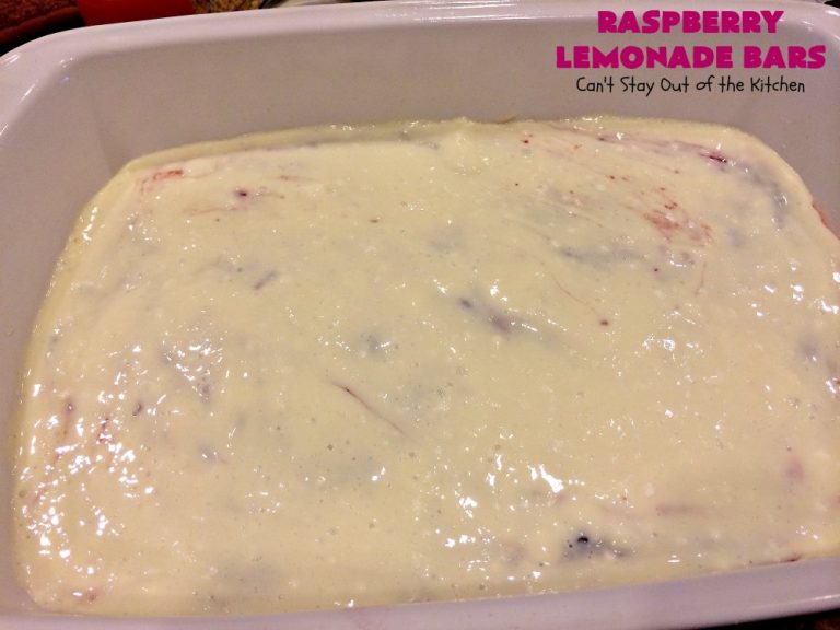 Raspberry Lemonade Bars – Can't Stay Out of the Kitchen