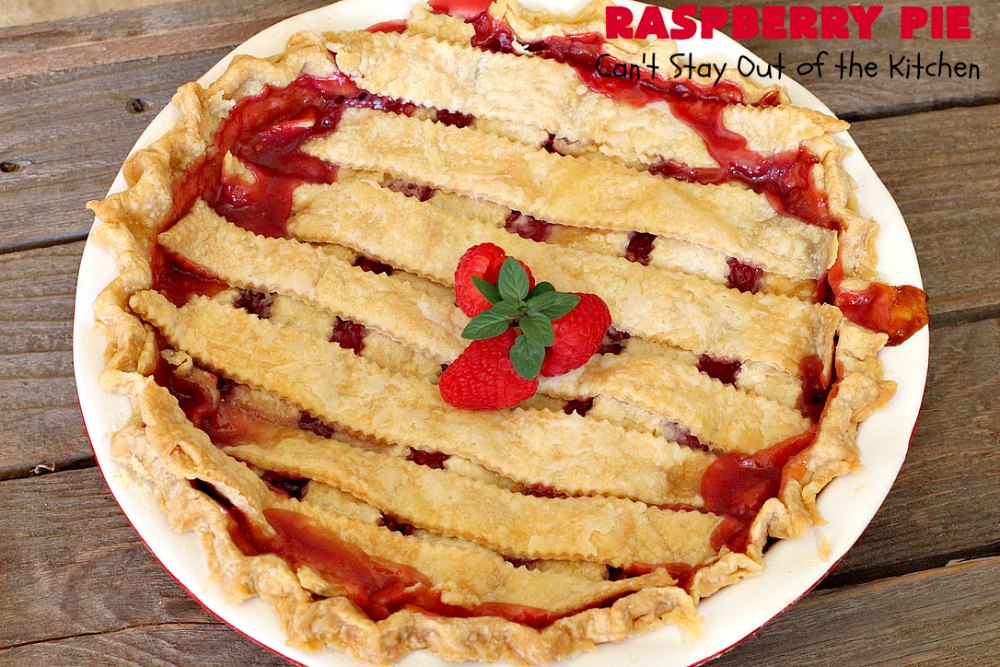 Raspberry Pie – Can't Stay Out of the Kitchen