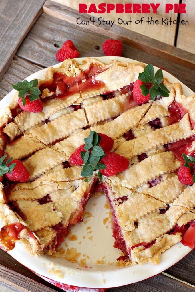 Raspberry Pie – Can't Stay Out of the Kitchen