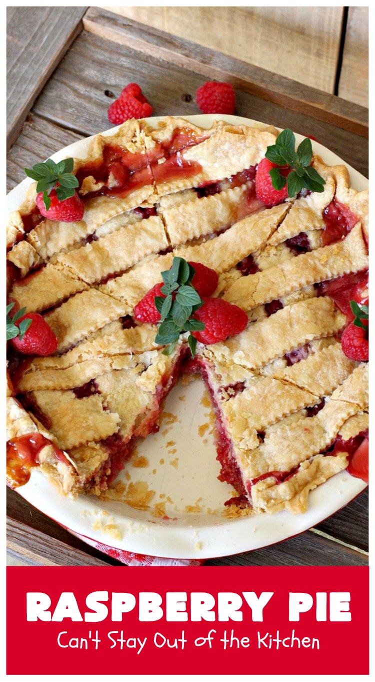 Raspberry Pie – Can't Stay Out of the Kitchen