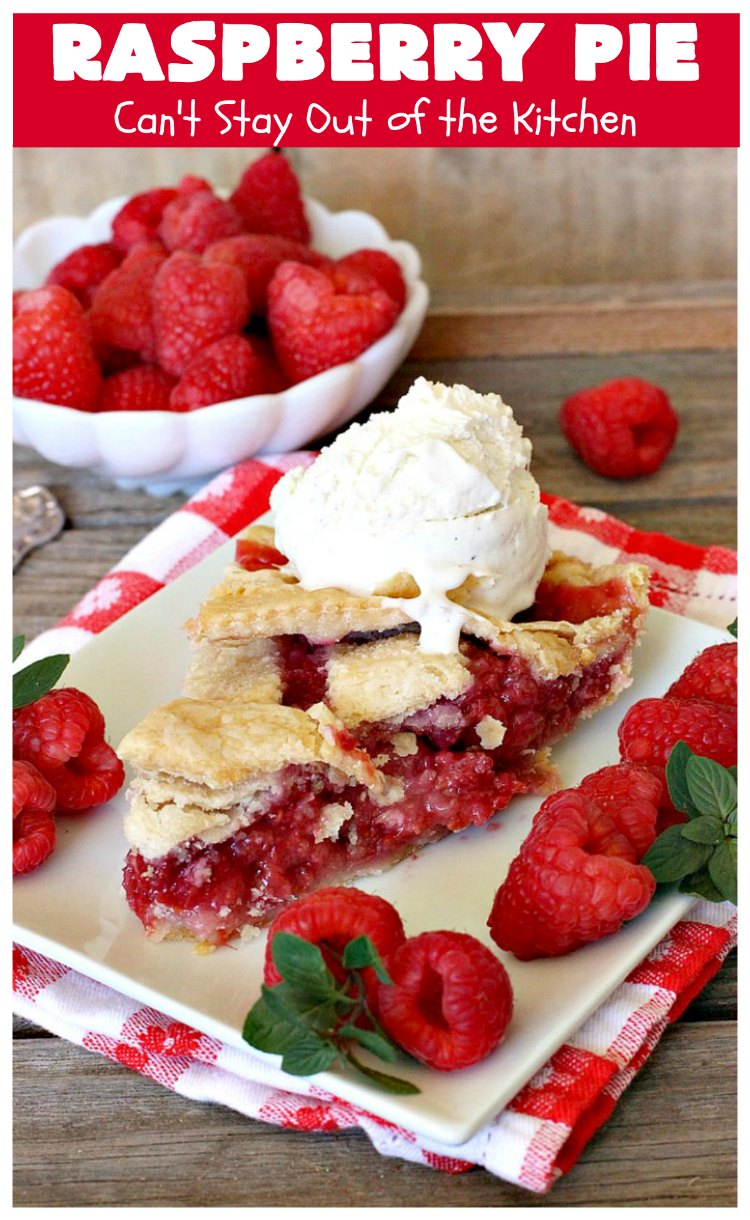 Raspberry Pie – Can't Stay Out of the Kitchen