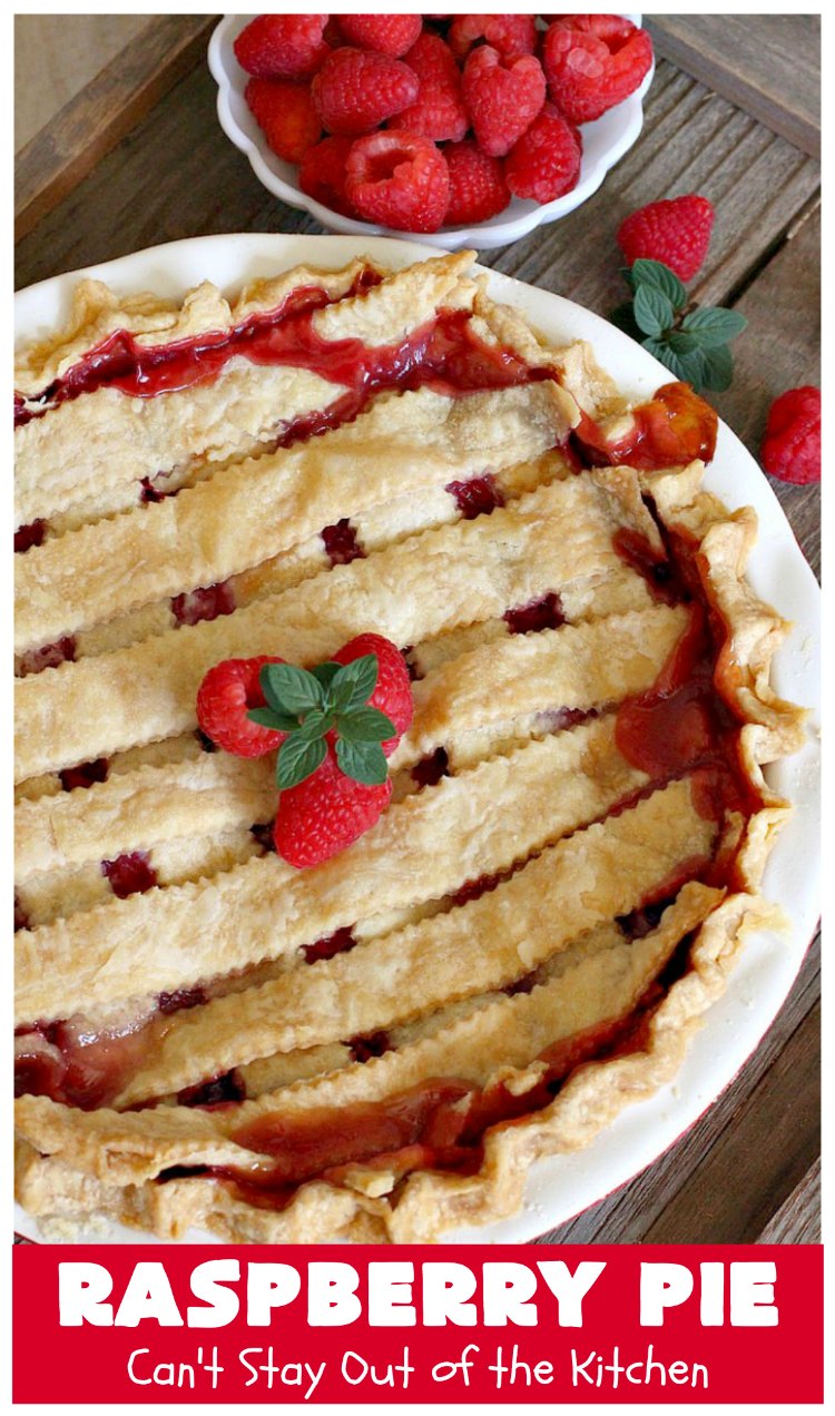 Raspberry Pie – Can't Stay Out of the Kitchen