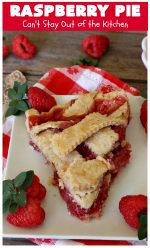 Raspberry Pie – Can't Stay Out of the Kitchen