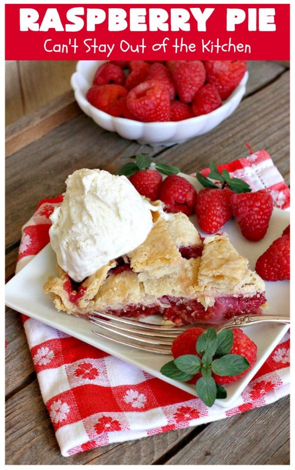 Raspberry Pie – Can't Stay Out of the Kitchen