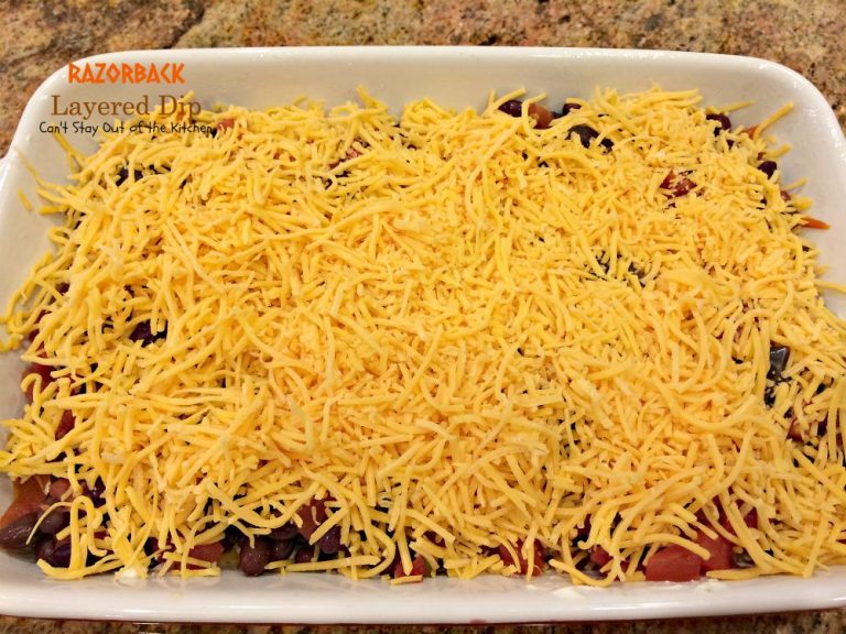 Razorback Layered Dip – Can't Stay Out of the Kitchen