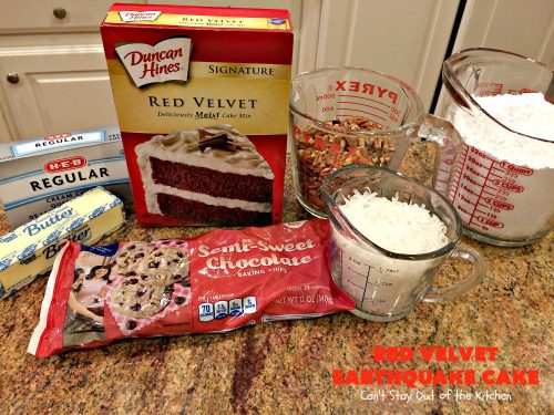 Red Velvet Earthquake Cake – Can't Stay Out of the Kitchen