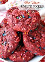 Red Velvet Funfetti Cookies – Can't Stay Out of the Kitchen