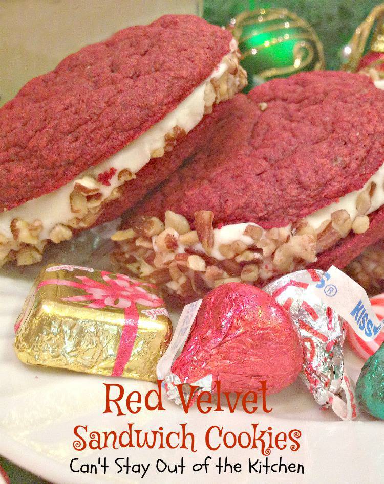 Red Velvet Sandwich Cookies – Recipe Pix 21 567 – Can't Stay Out of the ...