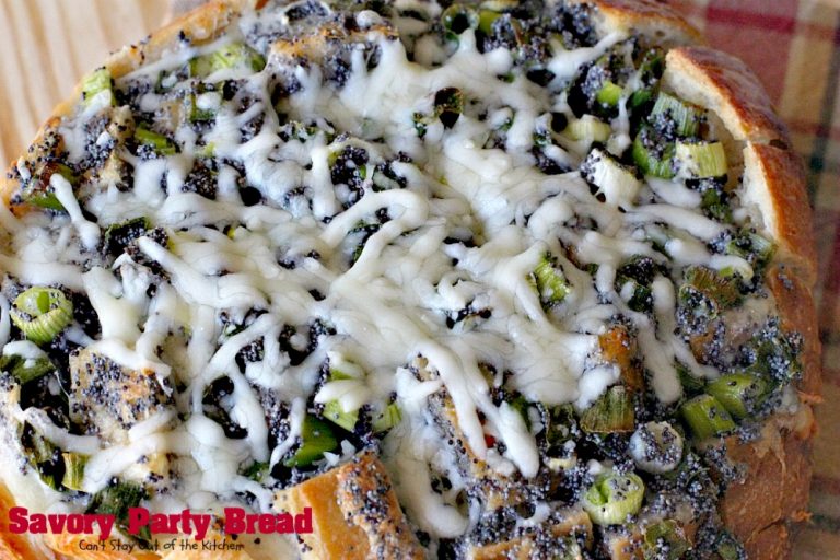 Savory Party Bread – Can't Stay Out of the Kitchen