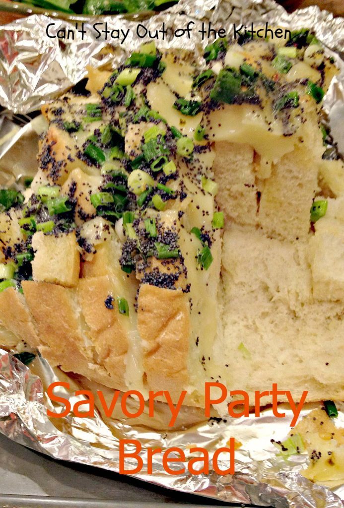 Savory Party Bread – Recipe Pix 9 298 – Can't Stay Out of the Kitchen