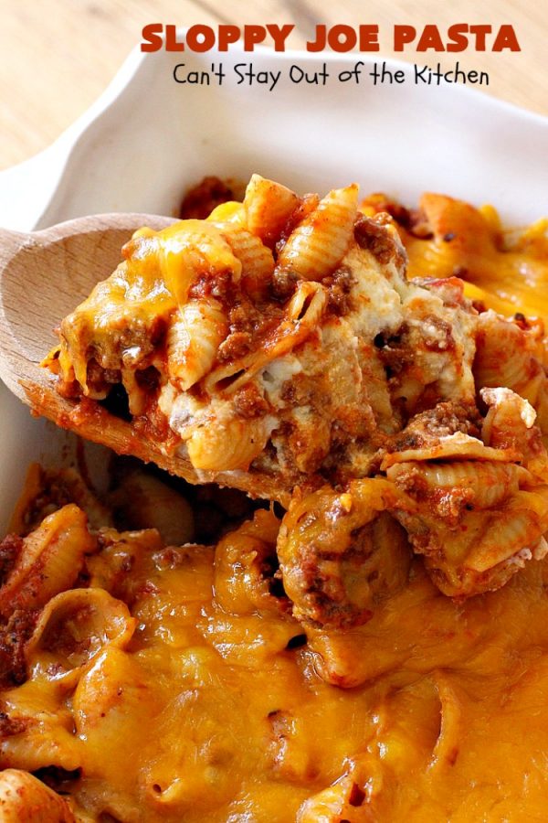 Sloppy Joe Pasta – Can't Stay Out of the Kitchen