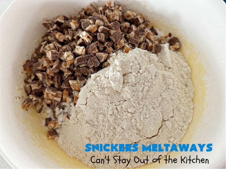 Snickers Meltaways – Can't Stay Out of the Kitchen