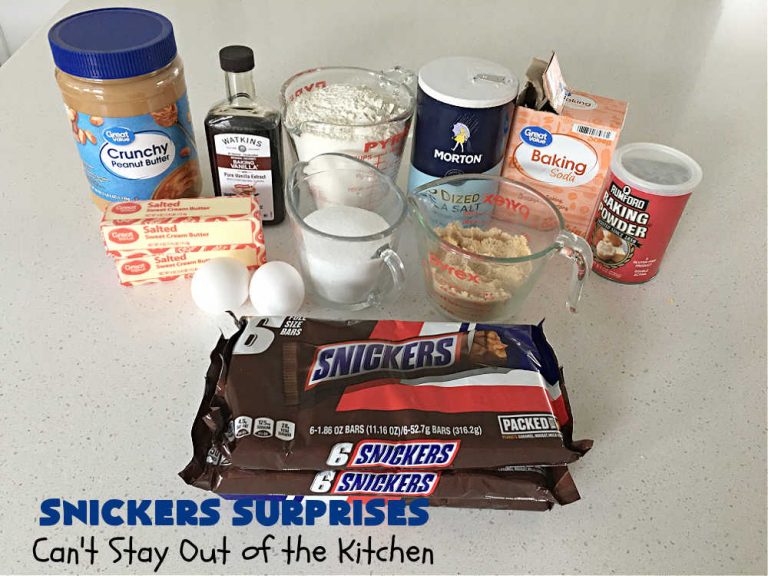 Snickers Surprises – Can't Stay Out of the Kitchen