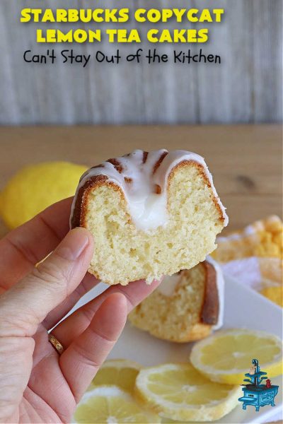 Starbucks Copycat Lemon Tea Cakes – Can't Stay Out of the Kitchen