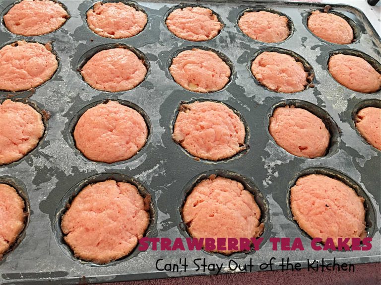 Strawberry Tea Cakes – Can't Stay Out of the Kitchen