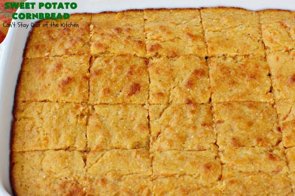 Sweet Potato Cornbread – Can't Stay Out of the Kitchen