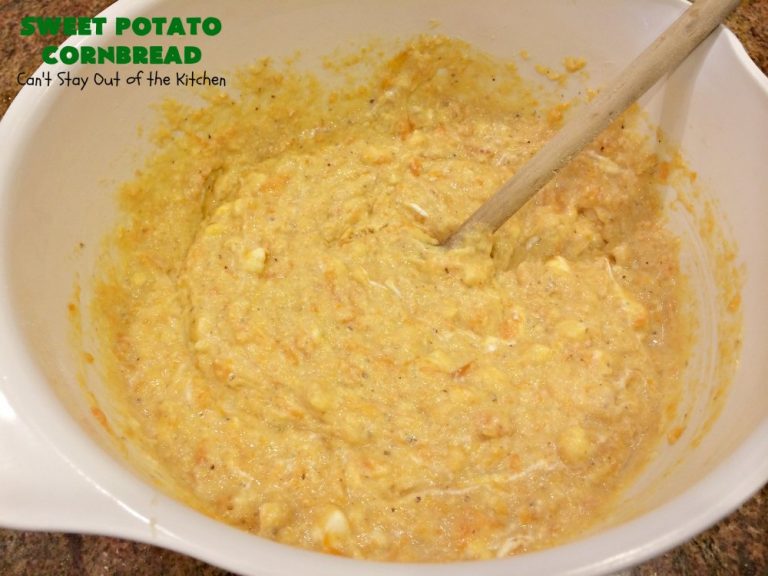 Sweet Potato Cornbread – Can't Stay Out of the Kitchen