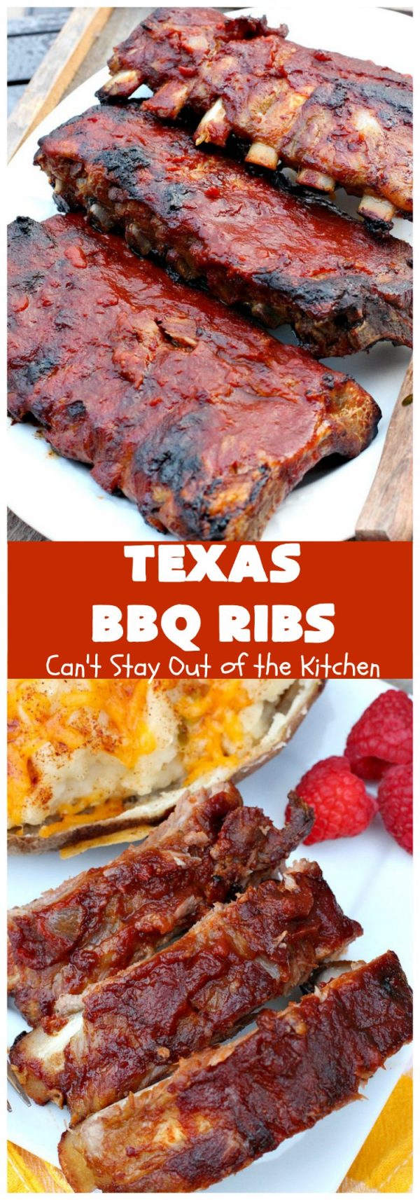 Texas BBQ Ribs – Can't Stay Out of the Kitchen