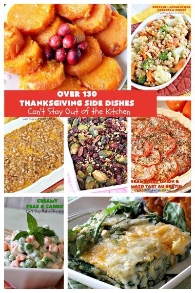Thanksgiving Side Dishes – Can't Stay Out of the Kitchen