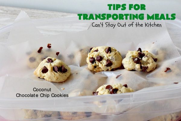 Tips for Transporting Meals – Can't Stay Out of the Kitchen