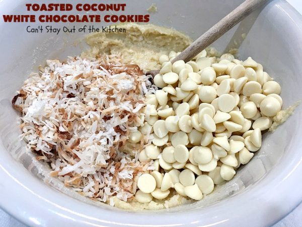 Toasted Coconut White Chocolate Cookies – Can't Stay Out of the Kitchen