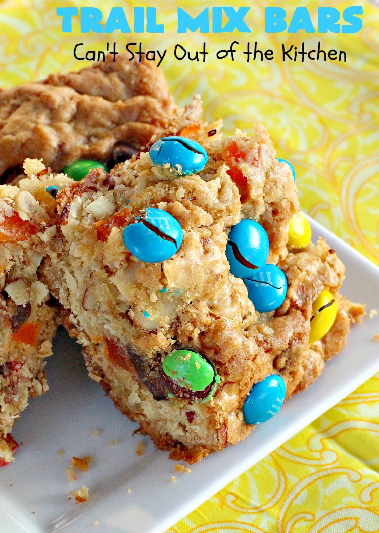 Trail Mix Bars – Can't Stay Out of the Kitchen