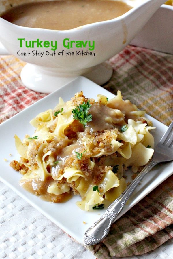 Turkey Gravy – Can't Stay Out of the Kitchen