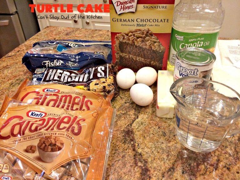 Turtle Cake – Can't Stay Out of the Kitchen