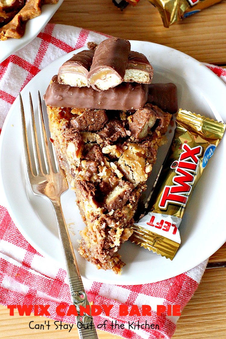 Twix Candy Bar Pie – Can't Stay Out of the Kitchen