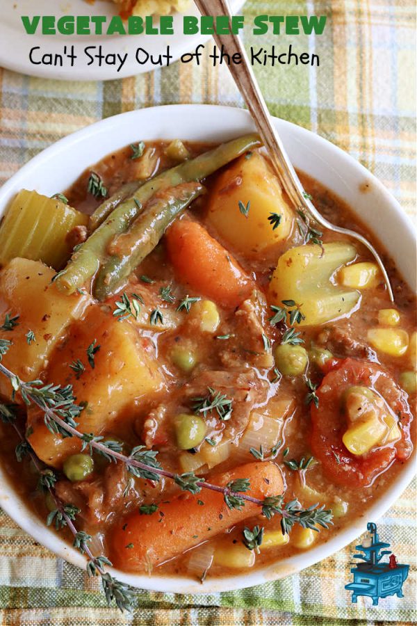 Vegetable Beef Stew – Can't Stay Out of the Kitchen
