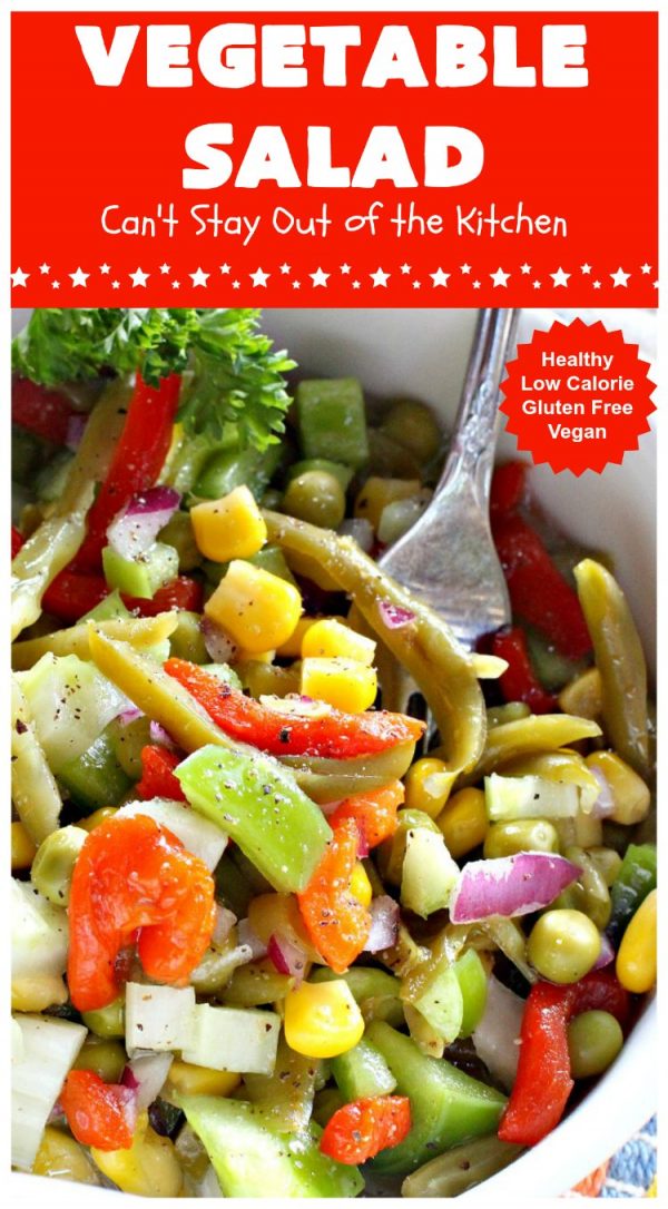 Vegetable Salad – Can't Stay Out of the Kitchen