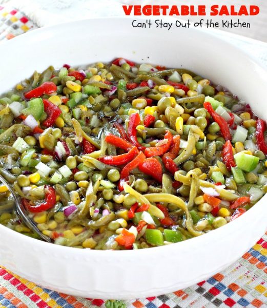 Vegetable Salad – Can't Stay Out of the Kitchen