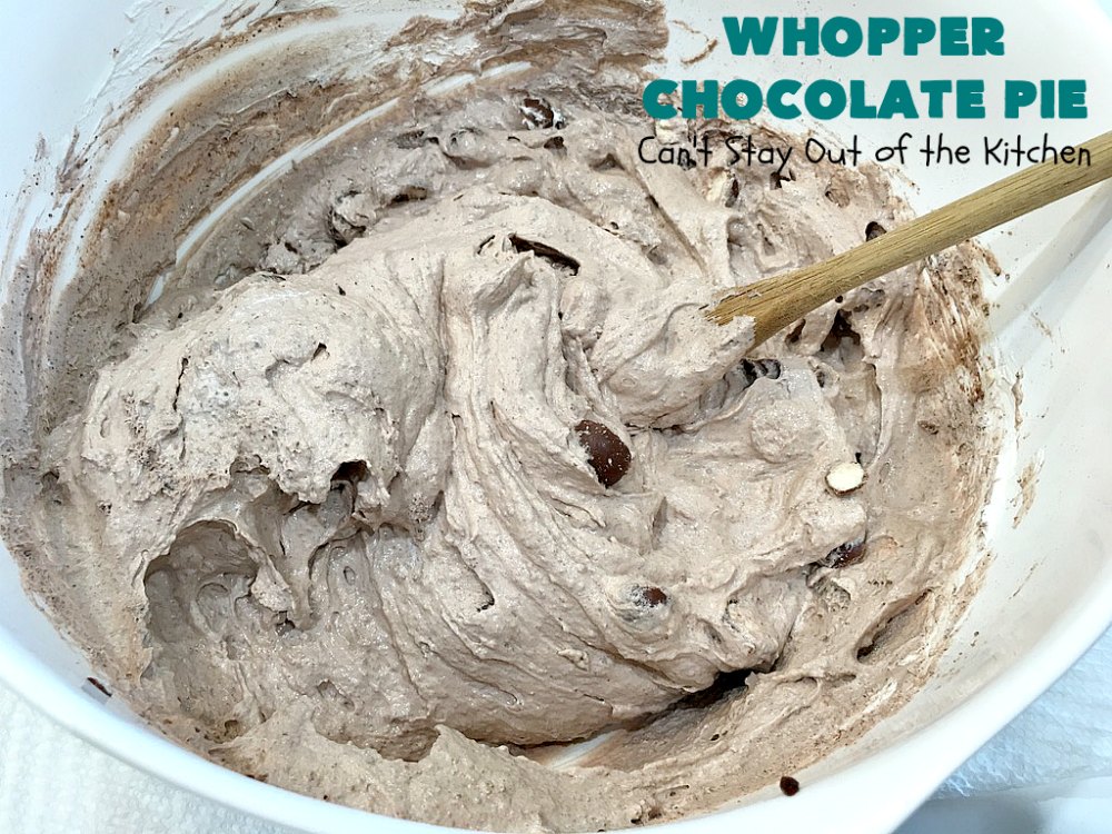 Whopper Chocolate Pie – Can't Stay Out of the Kitchen